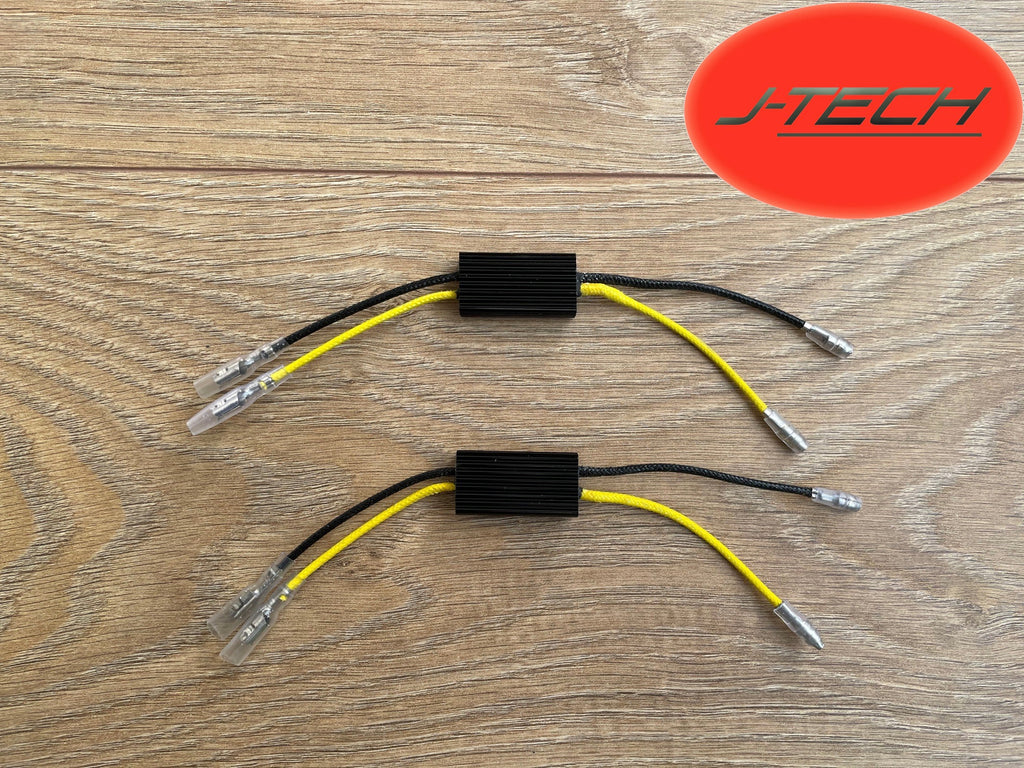 1 Pair of 12V Load Resistors For Motorcycle LED Indicators. Aluminium ...