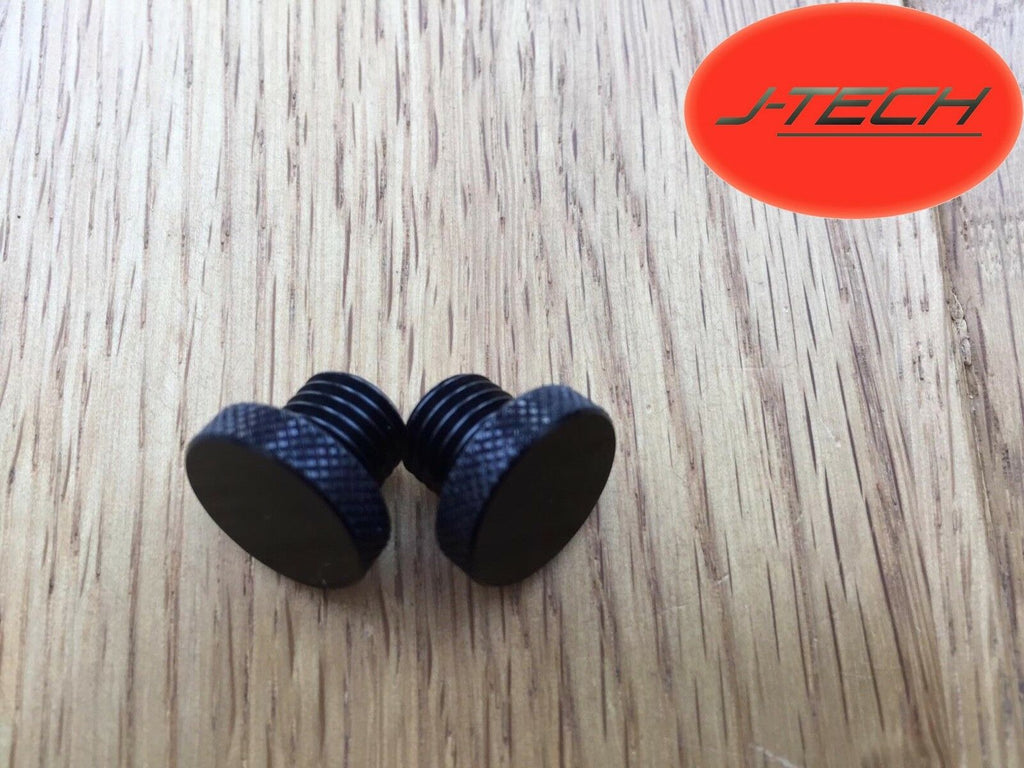2 x Billet Aluminium Mirror Blanking Plugs* KTM ... | J-TECH