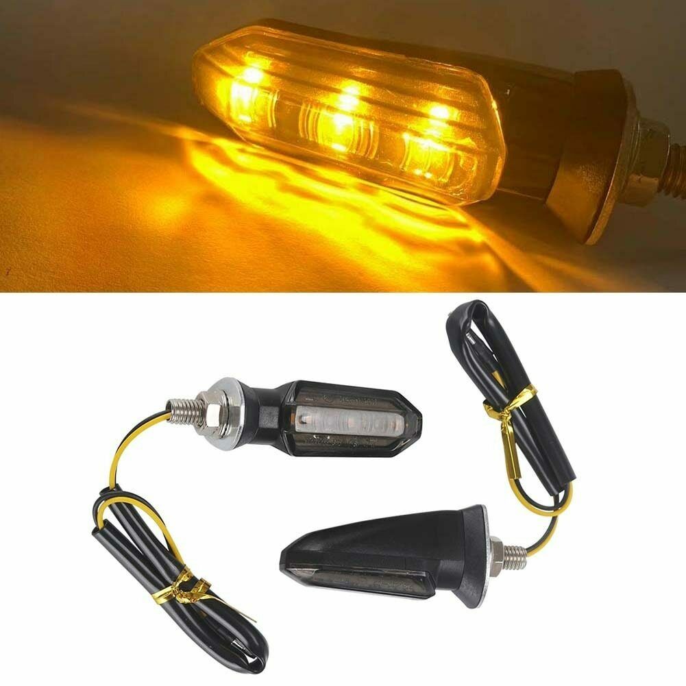 2 x LED Motorcycle Indicators, From J-TECH . Honda Style. Universal Fi ...